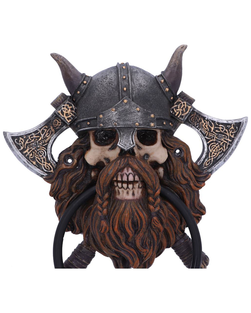 Viking Skull Door Knocker 18,5cm | Middle Ages Deco | Horror-Shop.com