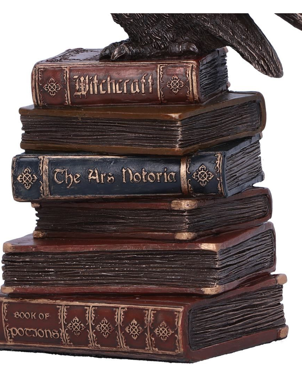 Magic Owl On Stack Of Books 14cm ★ Gothic decoration | Horror-Shop.com