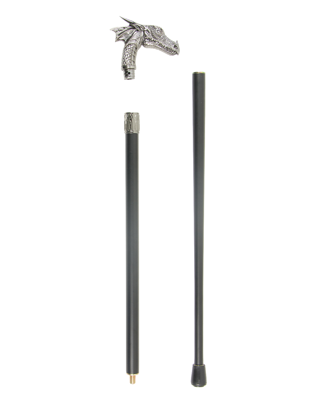Walking Stick With Winged Dragon Head 95cm Costume accessories | Horror ...