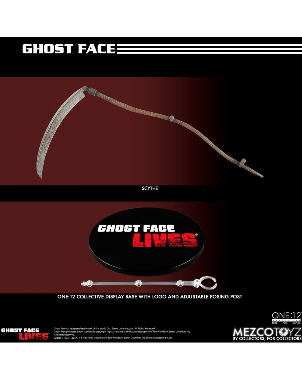 Scream Action Figure 1:12 Ghost Face 16cm | Horror-Shop.com